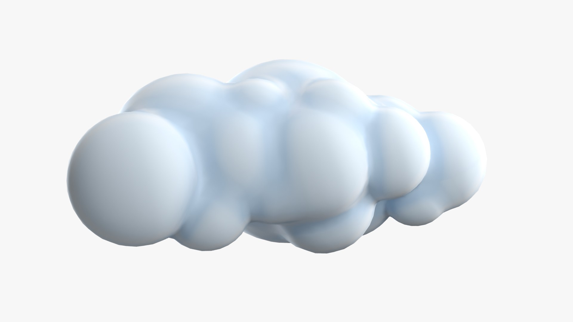 3D Model Lowpoly Clouds SET - TurboSquid 1965145