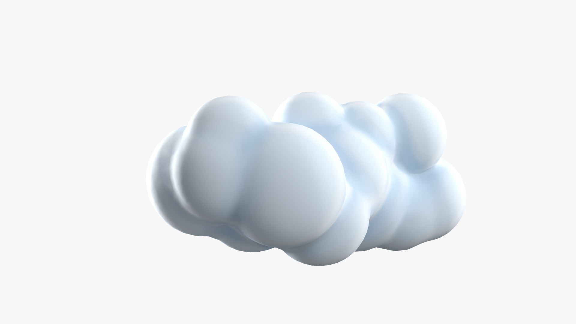 3D Model Lowpoly Clouds SET - TurboSquid 1965145