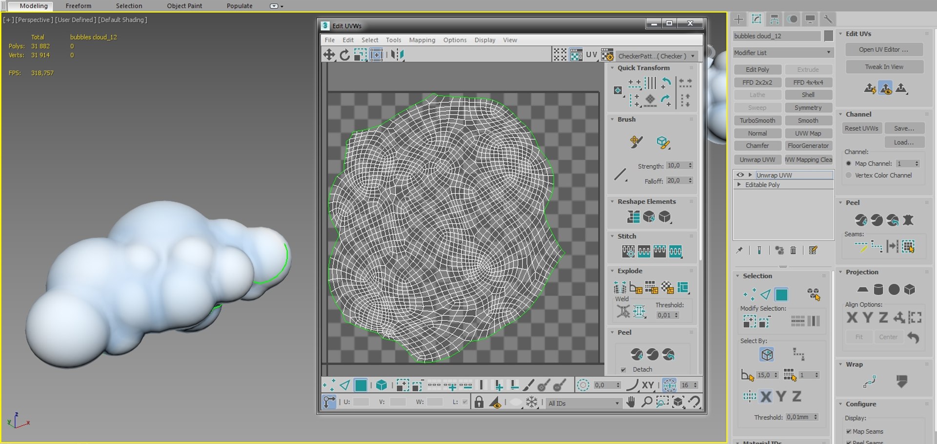 3D model Lowpoly clouds SET - TurboSquid 1965145