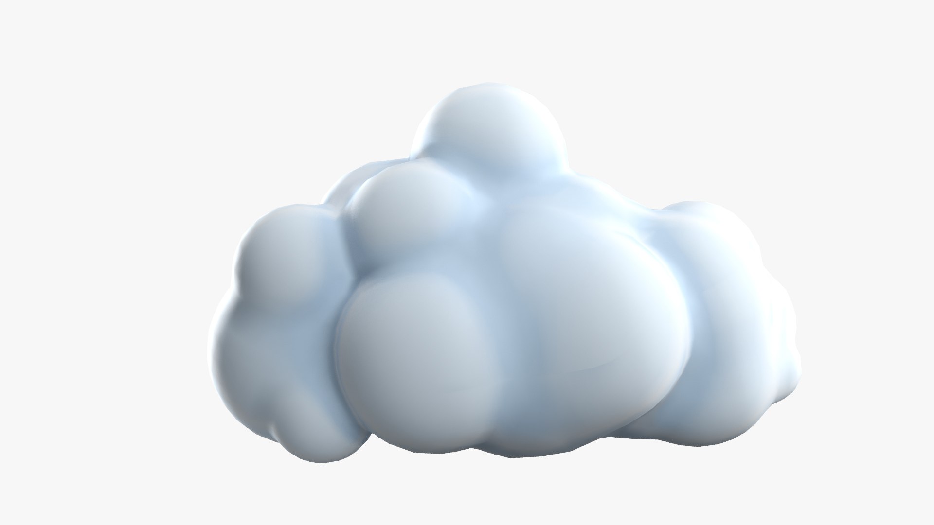 3D Model Lowpoly Clouds SET - TurboSquid 1965145