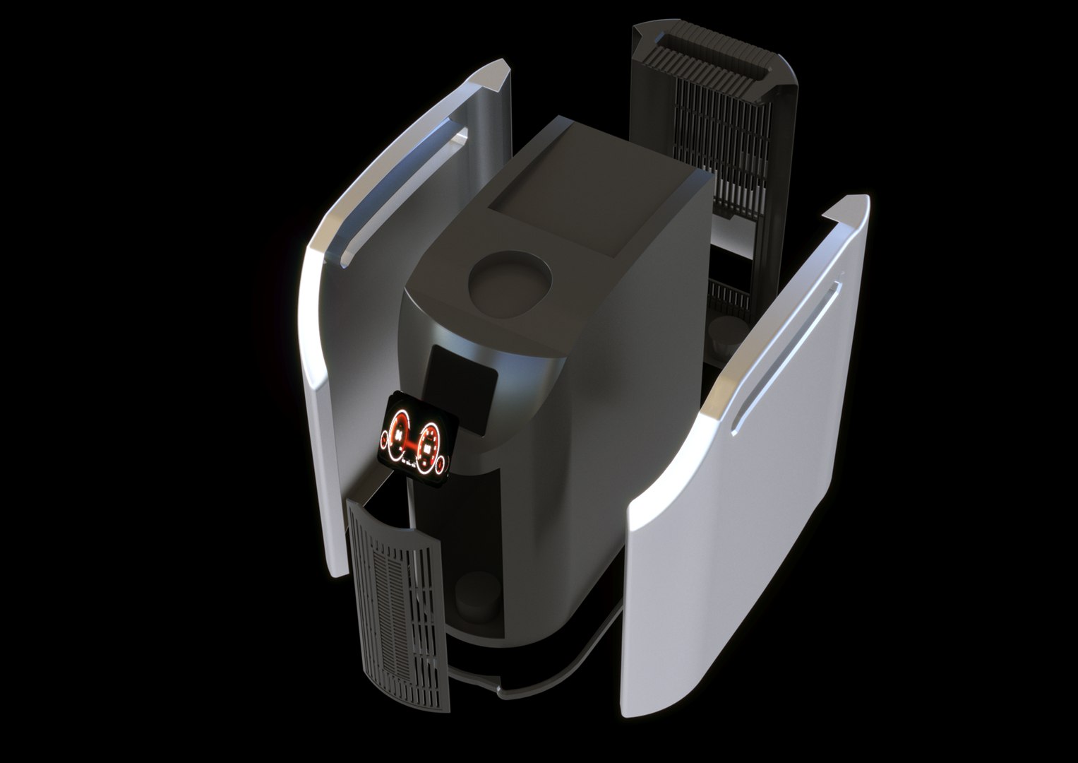 Machine box 3D model - TurboSquid 1646256