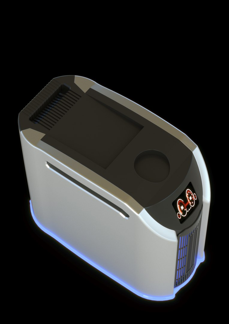 Machine box 3D model - TurboSquid 1646256