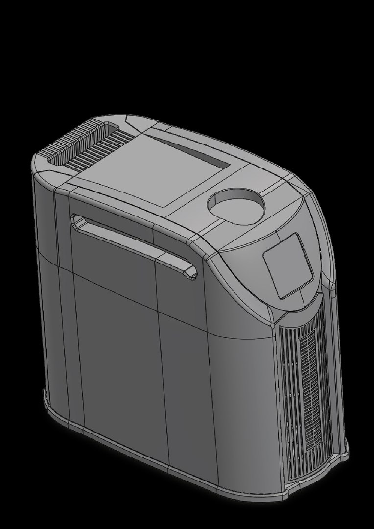 Machine box 3D model - TurboSquid 1646256