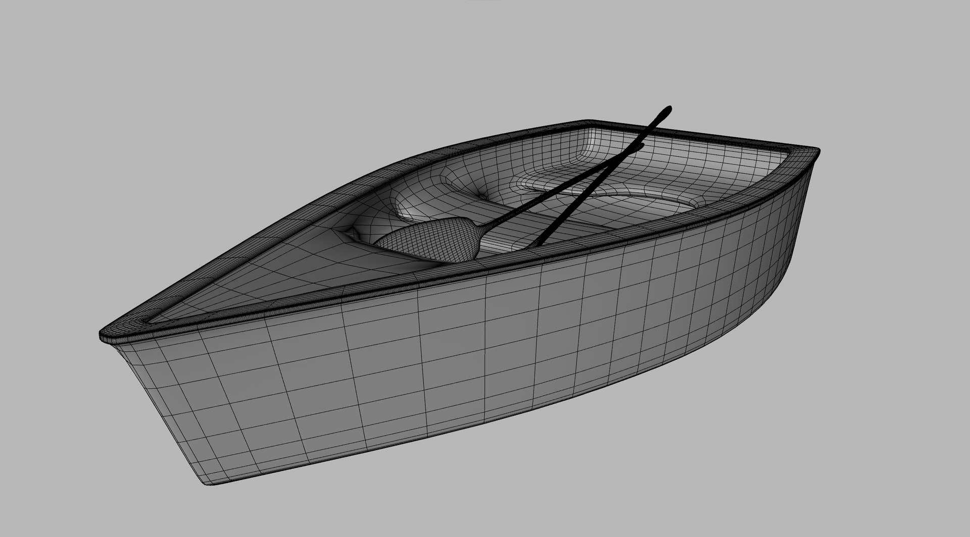 3D Model Old Simple Small Boat - TurboSquid 2281262