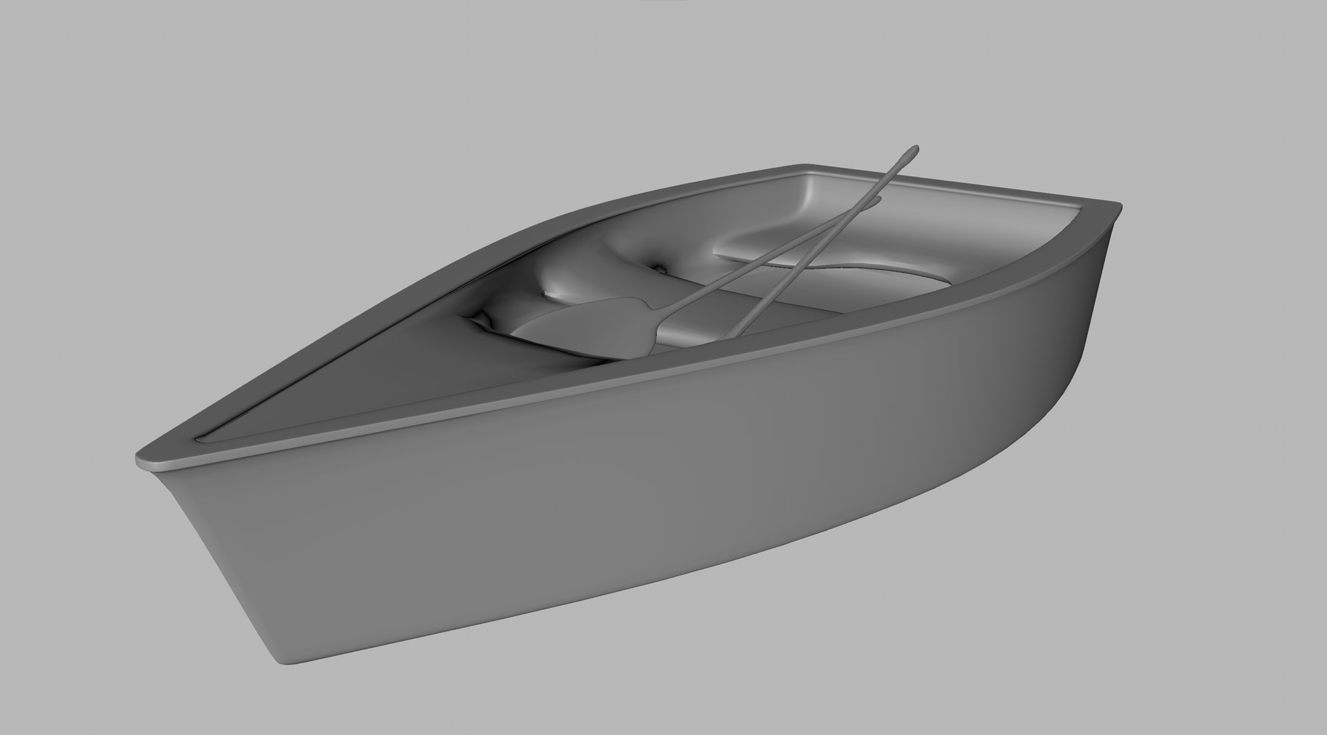 3D Model Old Simple Small Boat - TurboSquid 2281262
