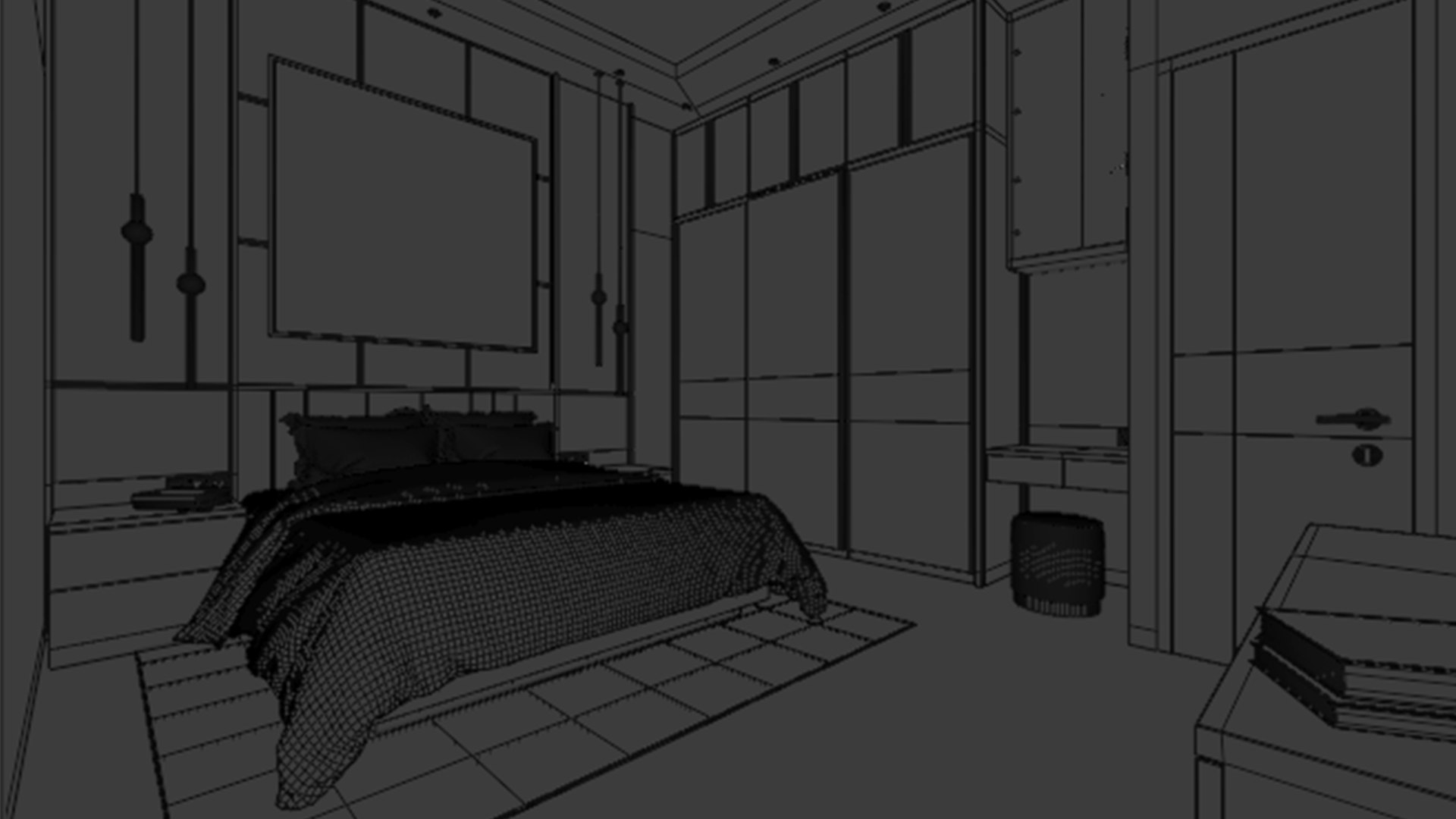 3D Model Bedroom Contemporer Blender Obj Fbx - TurboSquid 1873234