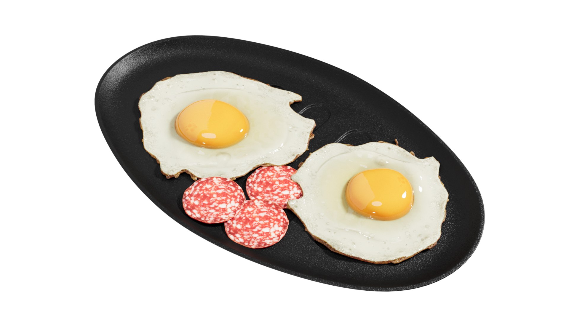 Egg Plate 3D Model - TurboSquid 2267002