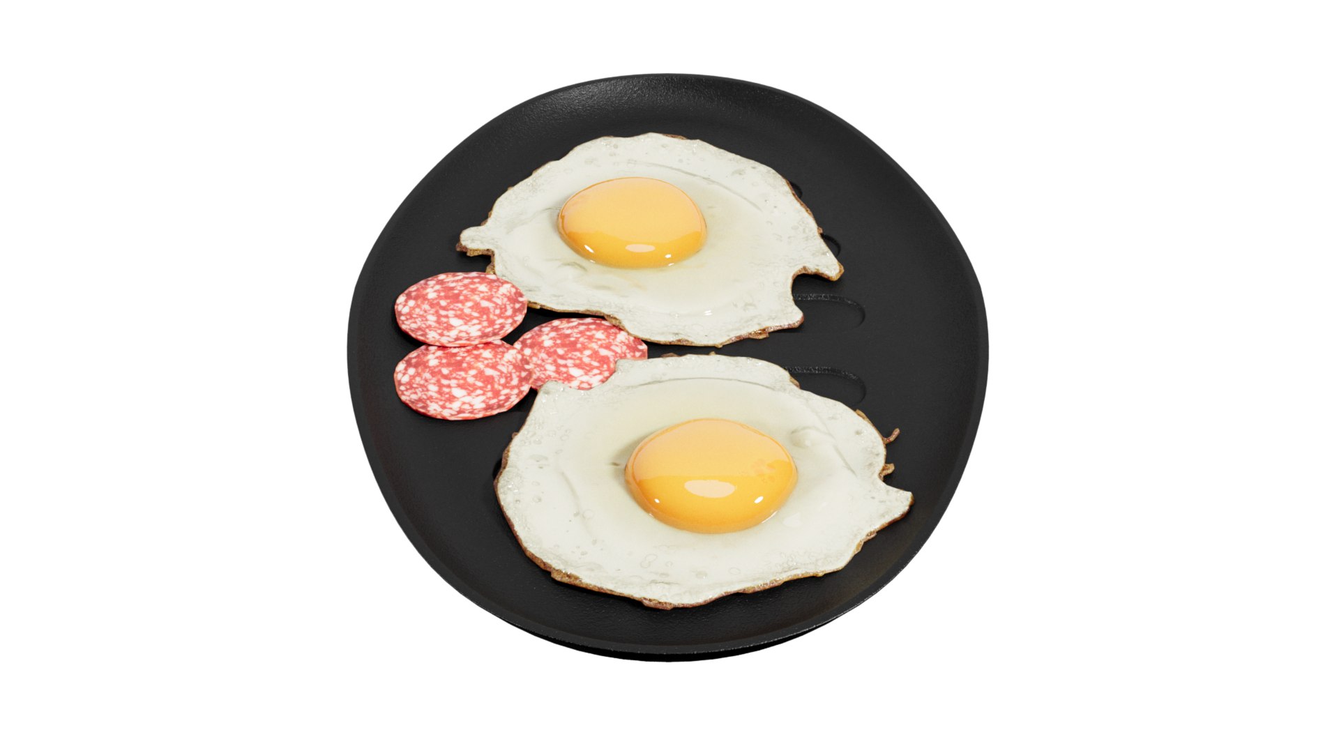 Egg Plate 3D Model - TurboSquid 2267002