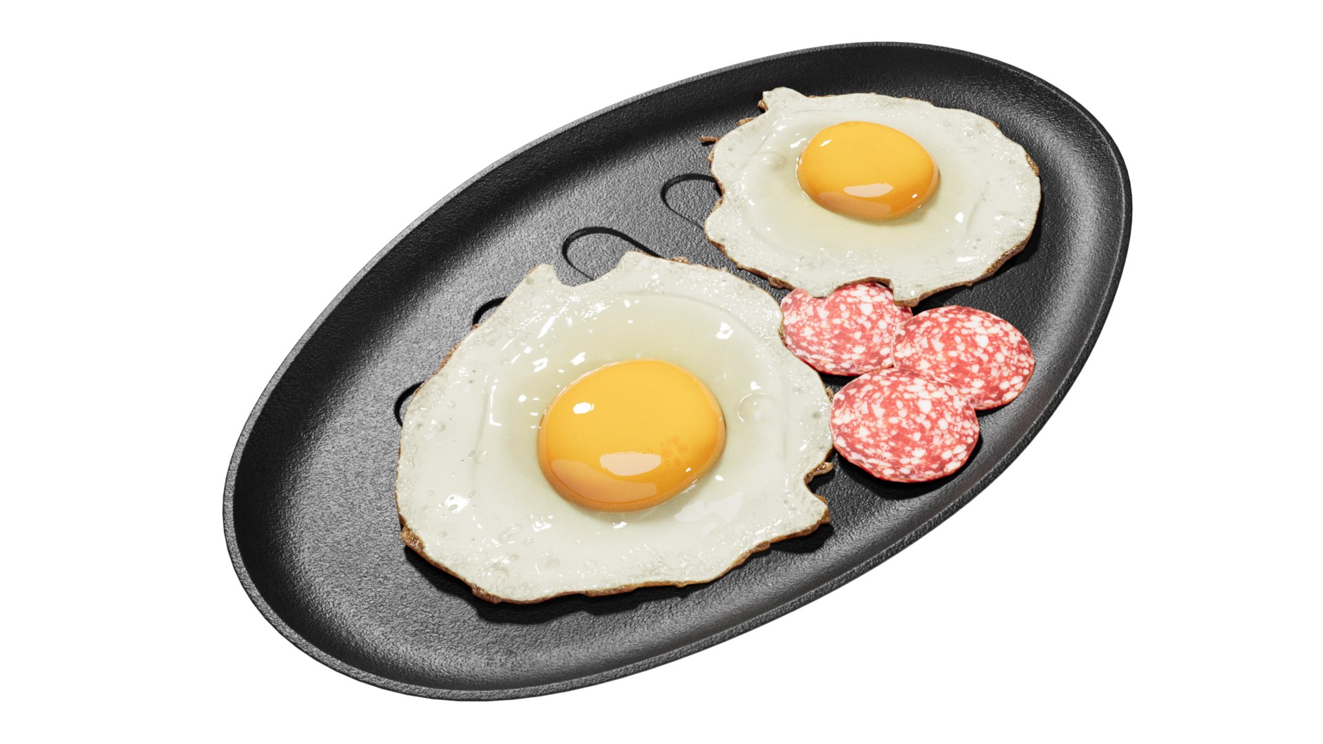 Egg Plate 3D Model - TurboSquid 2267002