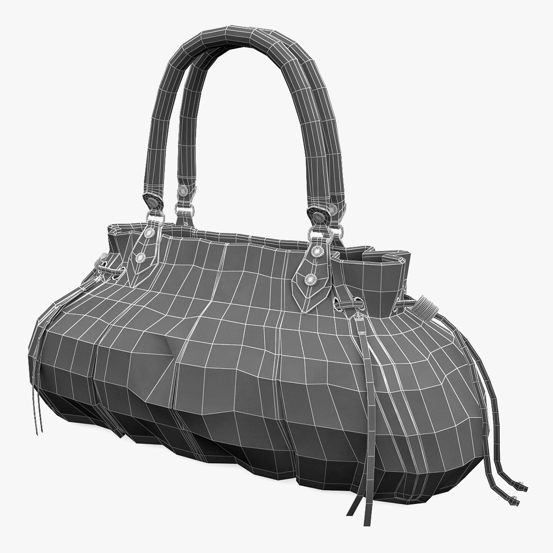 women s handbag 3d model