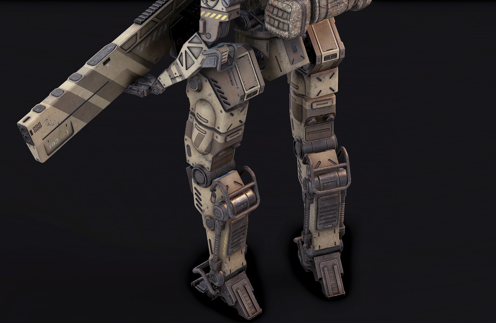 3D robot soldier model - TurboSquid 1453317