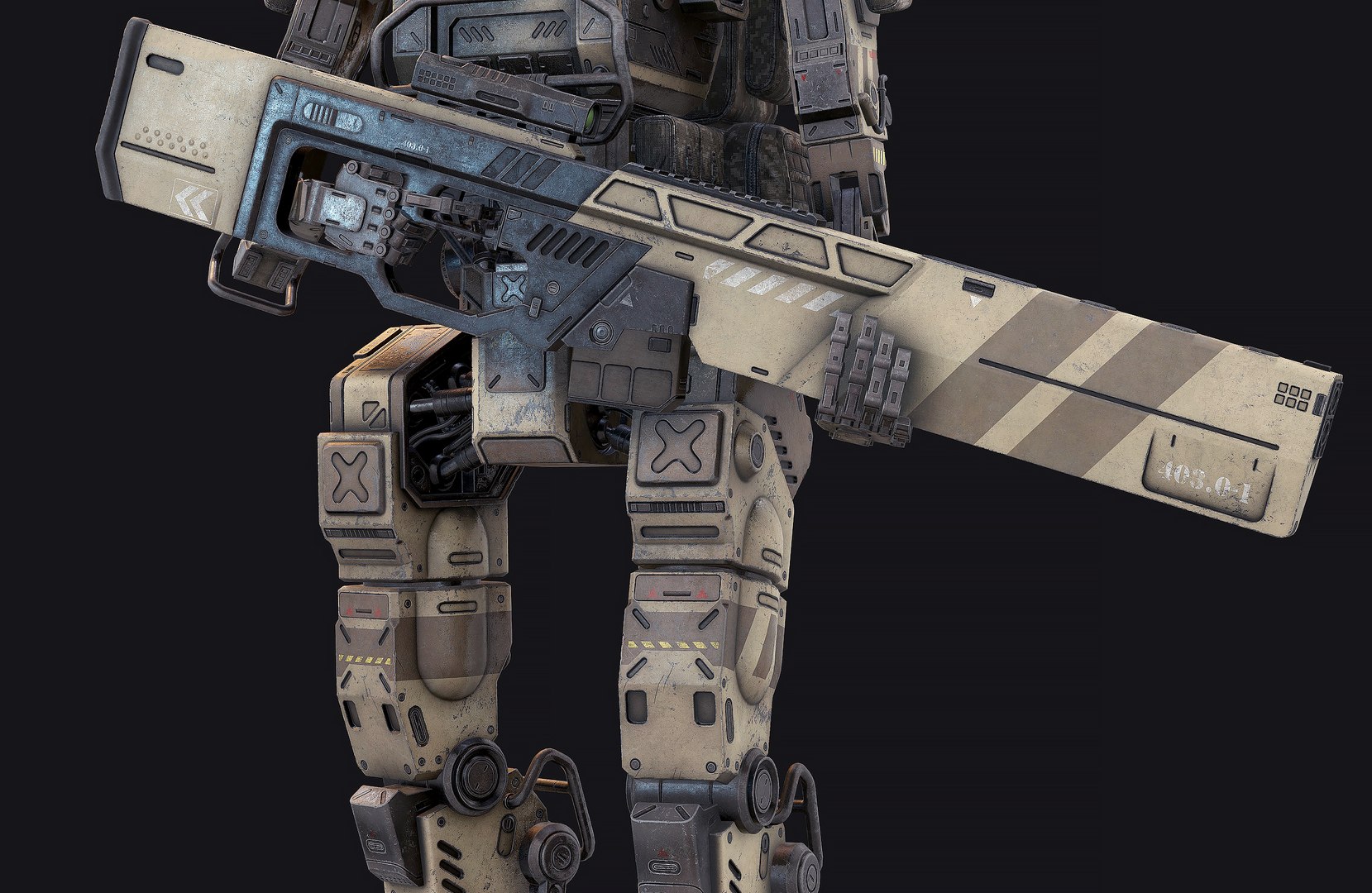 3D robot soldier model - TurboSquid 1453317