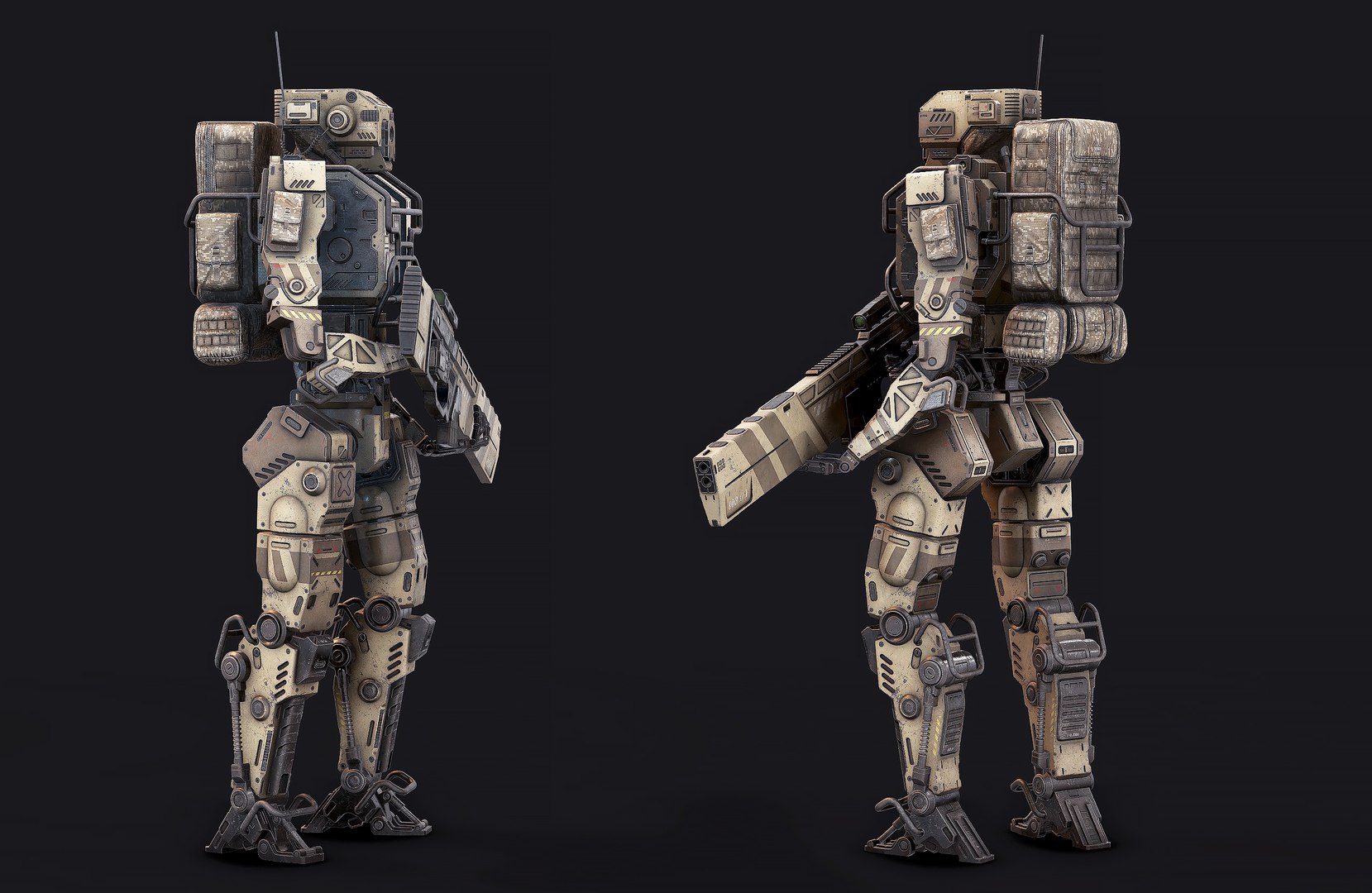 3D robot soldier model - TurboSquid 1453317