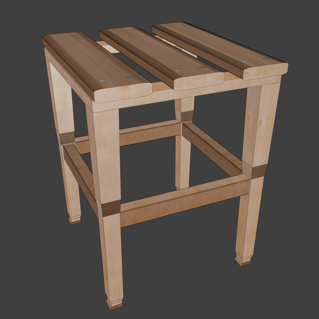 Stool 3D Model - TurboSquid 1858400