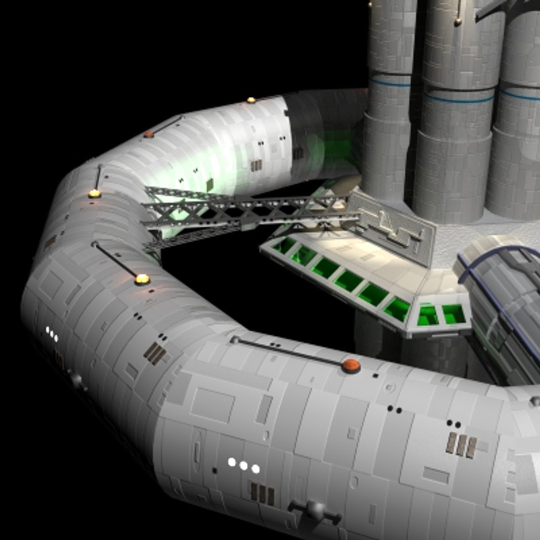 Space Station Doctor Ark 3d Model