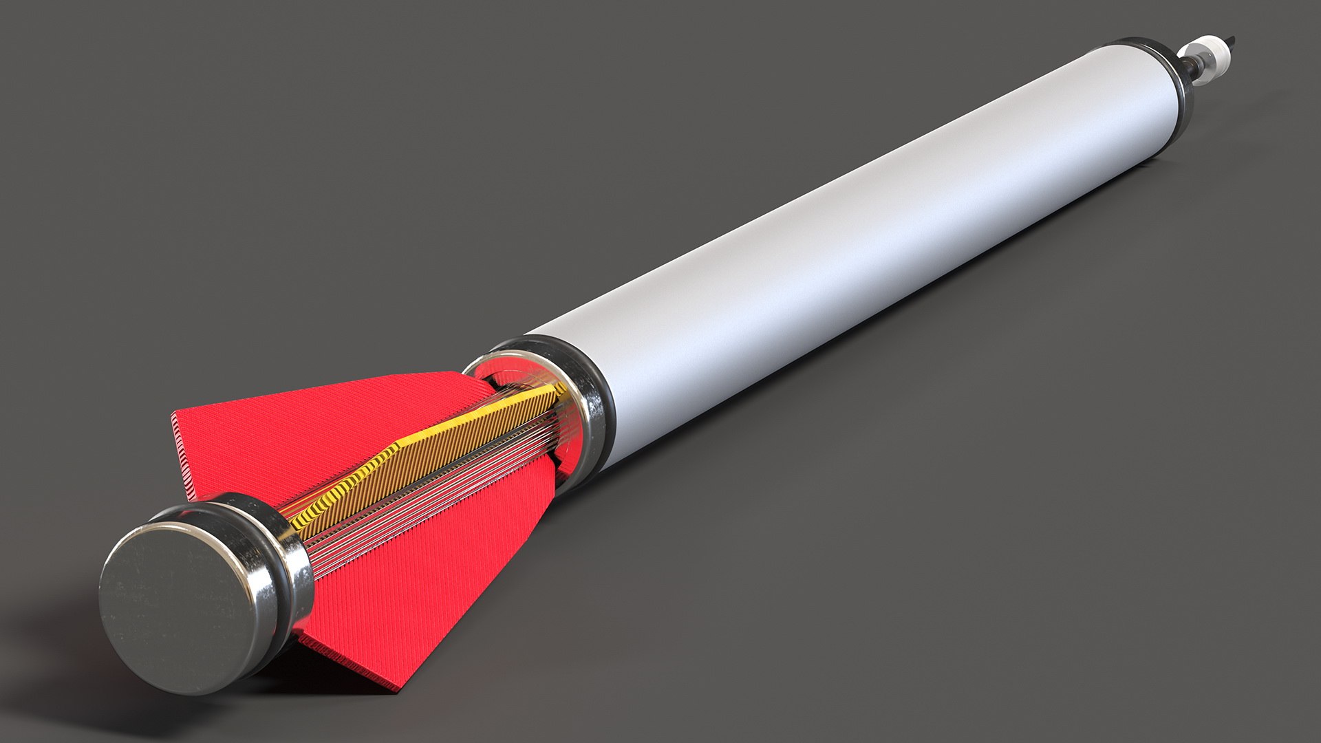 3D Model Aluminium Reusable Dart Syringe - TurboSquid 1991160