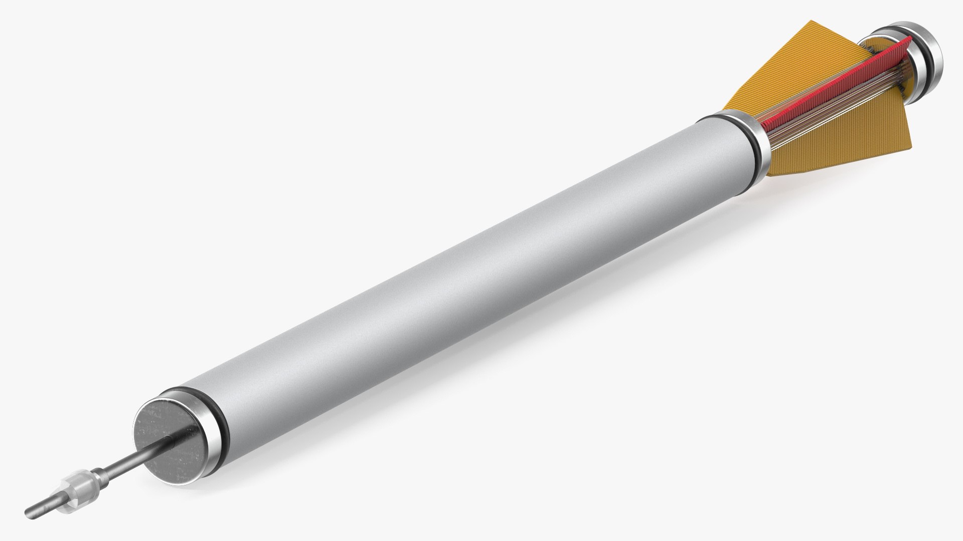 3D Model Aluminium Reusable Dart Syringe - TurboSquid 1991160