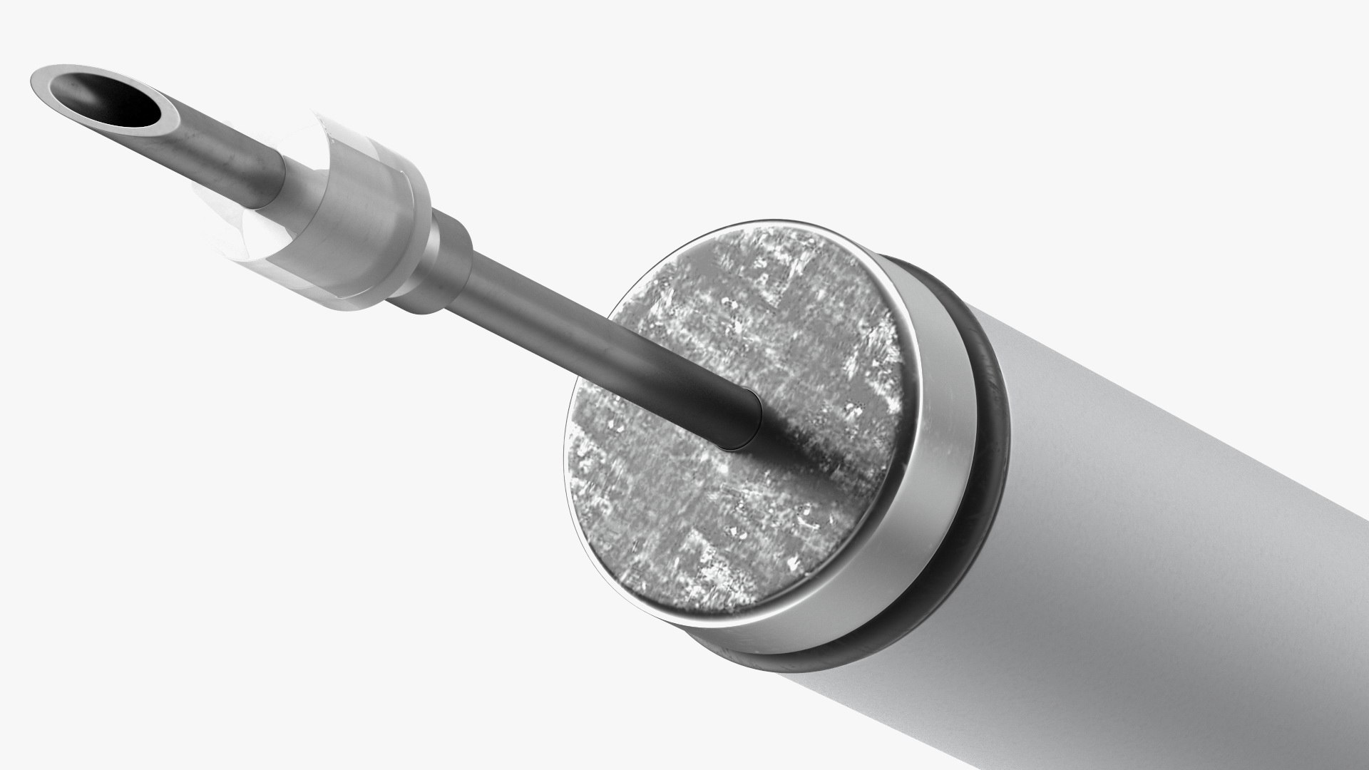 3D Model Aluminium Reusable Dart Syringe - TurboSquid 1991160