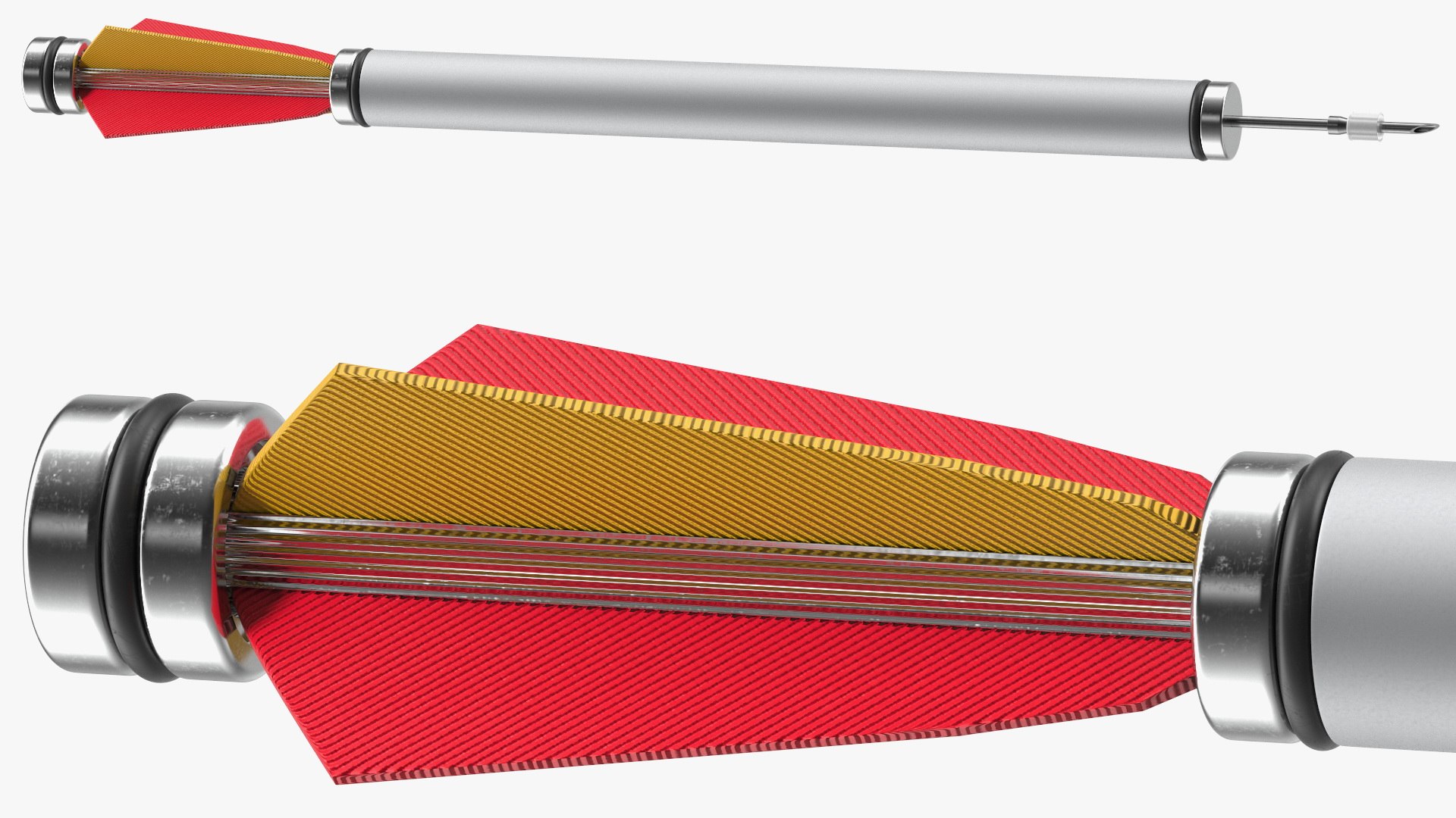 3D Model Aluminium Reusable Dart Syringe - TurboSquid 1991160