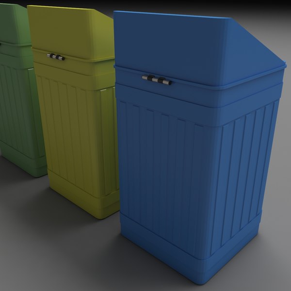 3D city garbage container model - TurboSquid 1234275