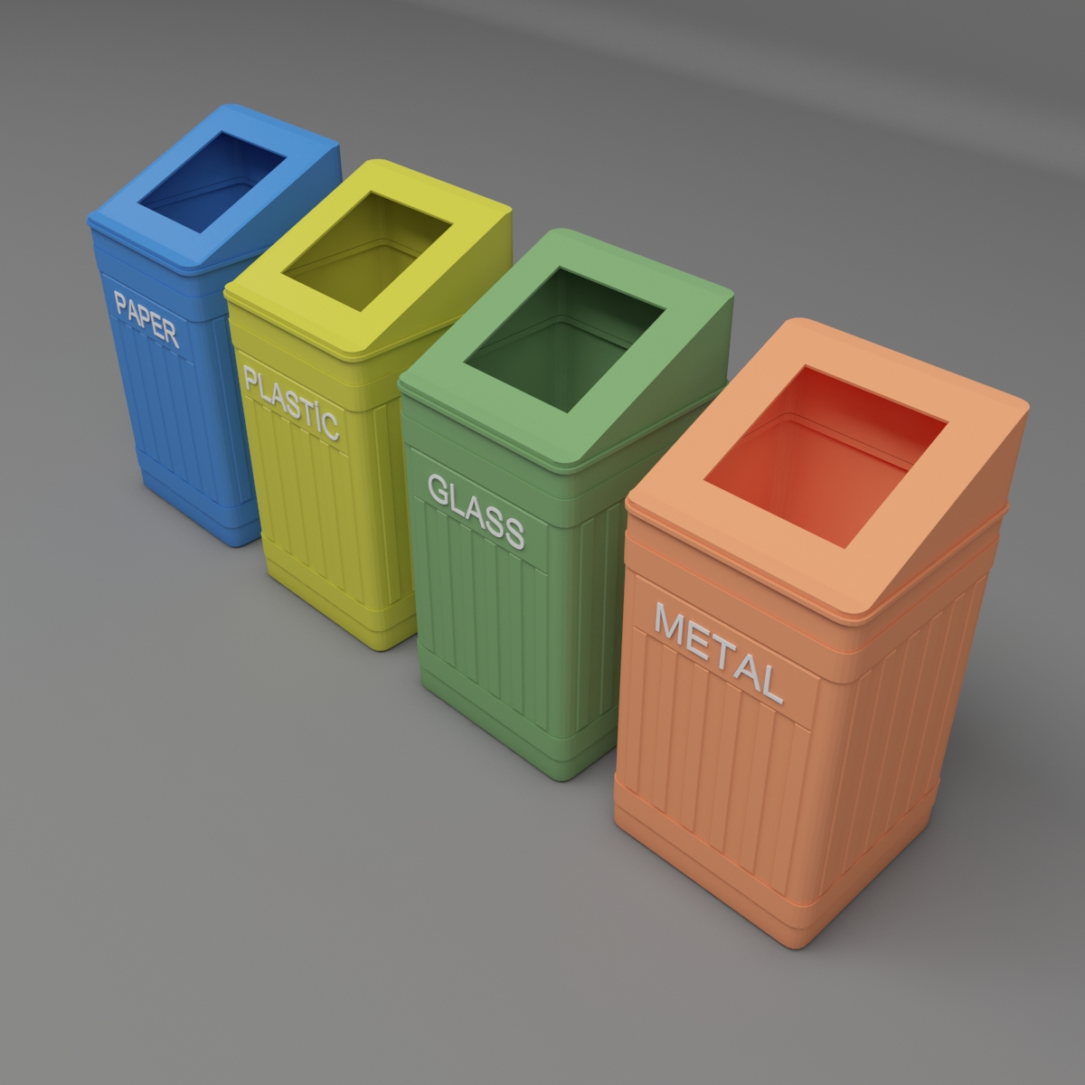 3D city garbage container model - TurboSquid 1234275