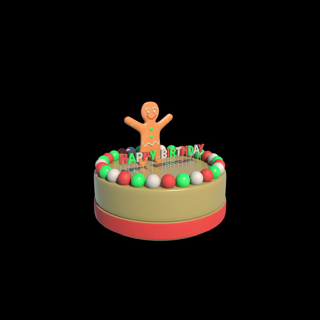 Birthday Cake 3D Model 3D - TurboSquid 2334297