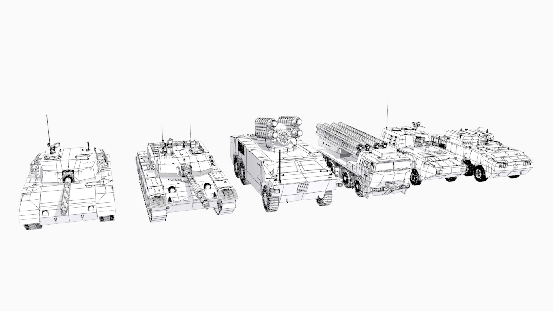 3D Chinese Army Military Vehicle Collection Model - TurboSquid 2253872