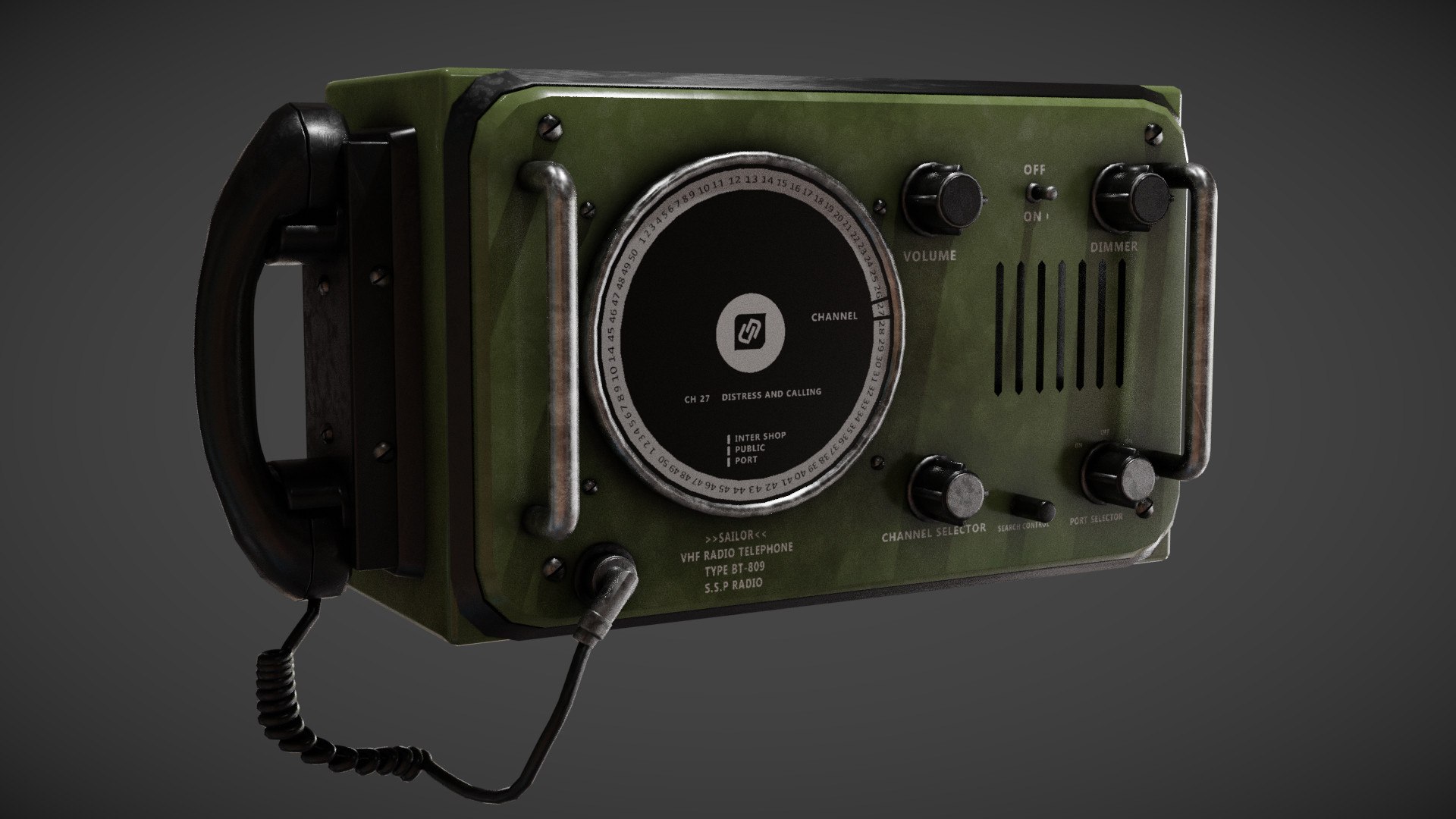 Radio Phone 3D - TurboSquid 1978265