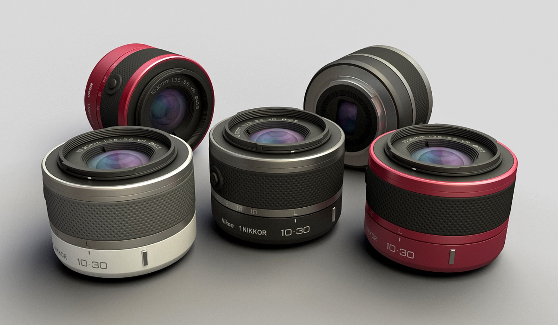 3ds Max Nikkor 1 10-30mm Lens