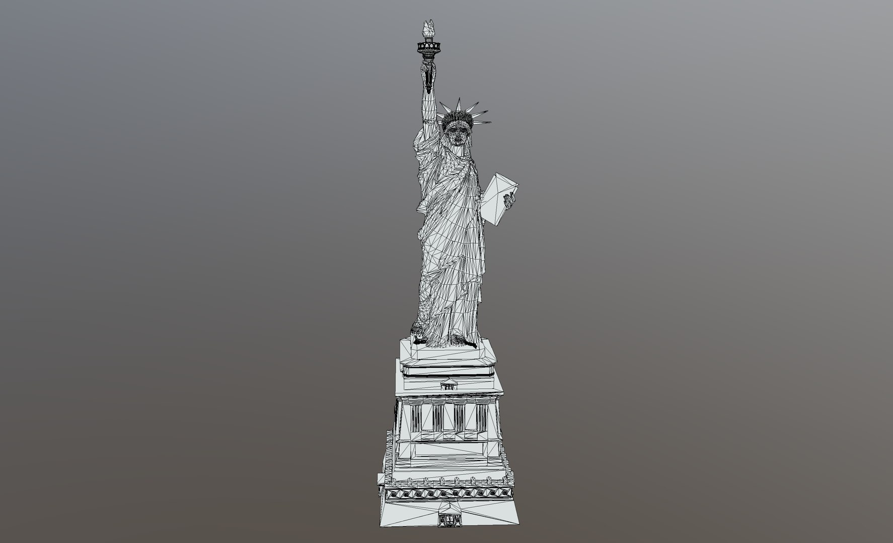 The Statue Of Liberty Model - TurboSquid 2412671
