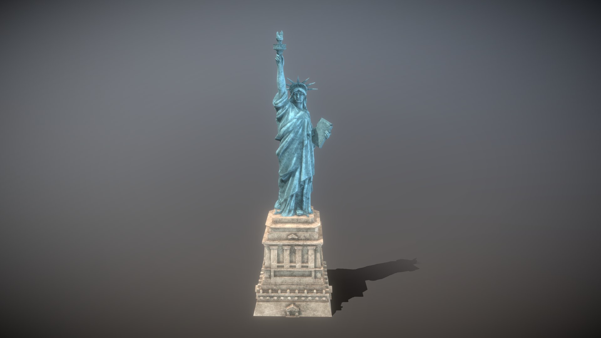 The Statue Of Liberty Model - TurboSquid 2412671