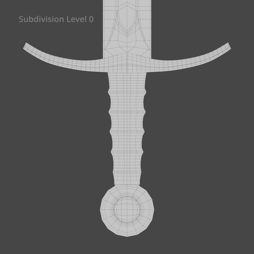 3D Model Medieval Sword 02 Plus Old Texture And Sheath - TurboSquid 2043076