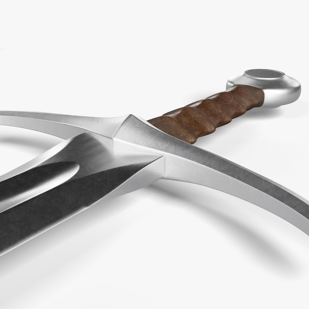 3D Model Medieval Sword 02 Plus Old Texture And Sheath - TurboSquid 2043076