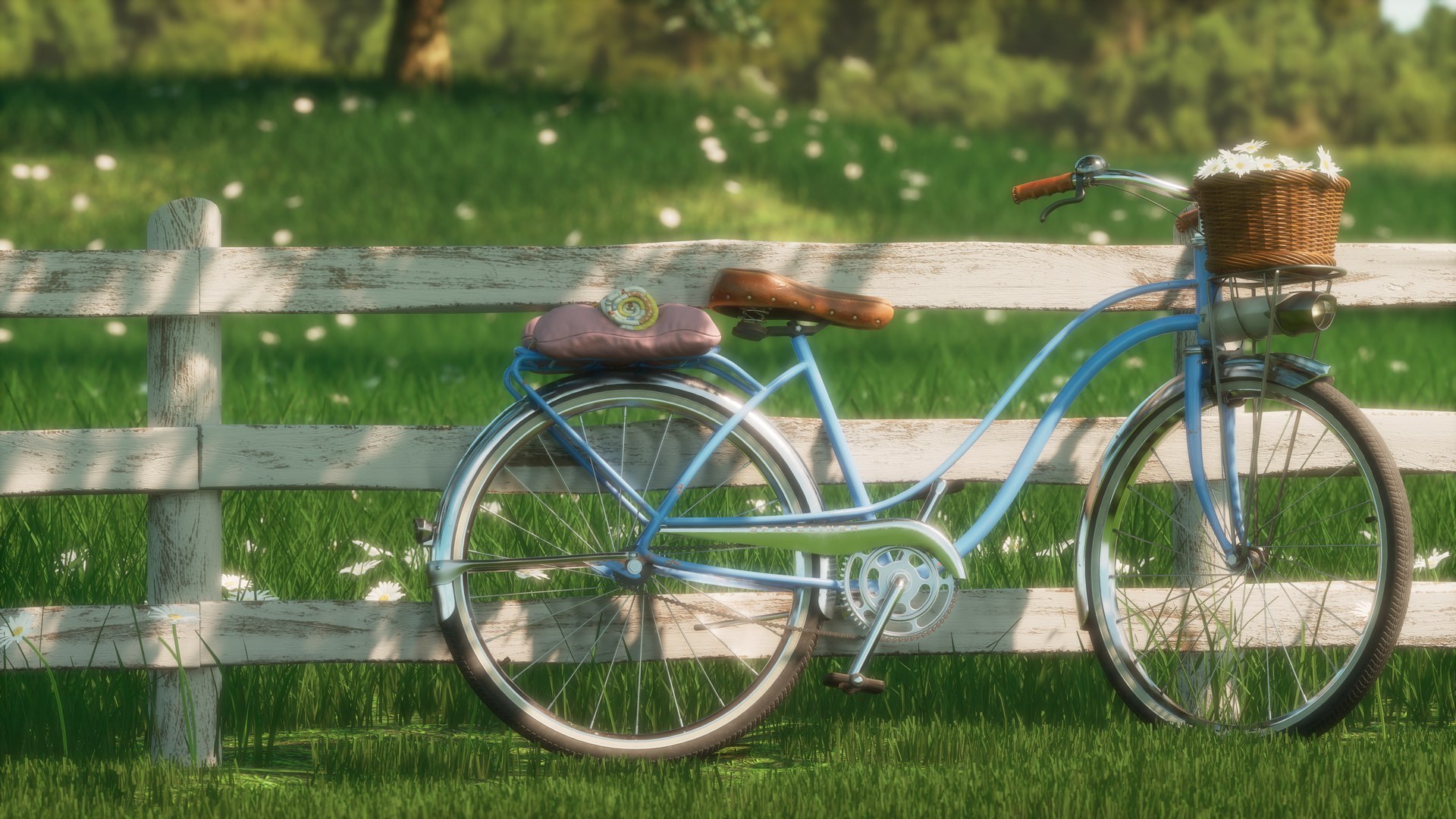 3D Vintage Old Bicycle - Realistic Model - TurboSquid 2189589