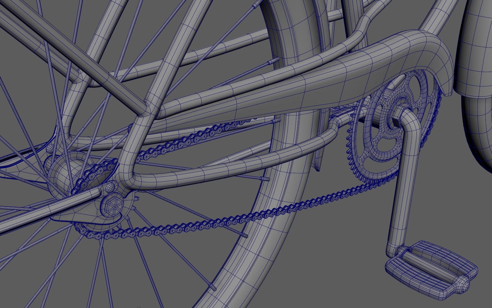 3D Vintage Old Bicycle - Realistic Model - TurboSquid 2189589