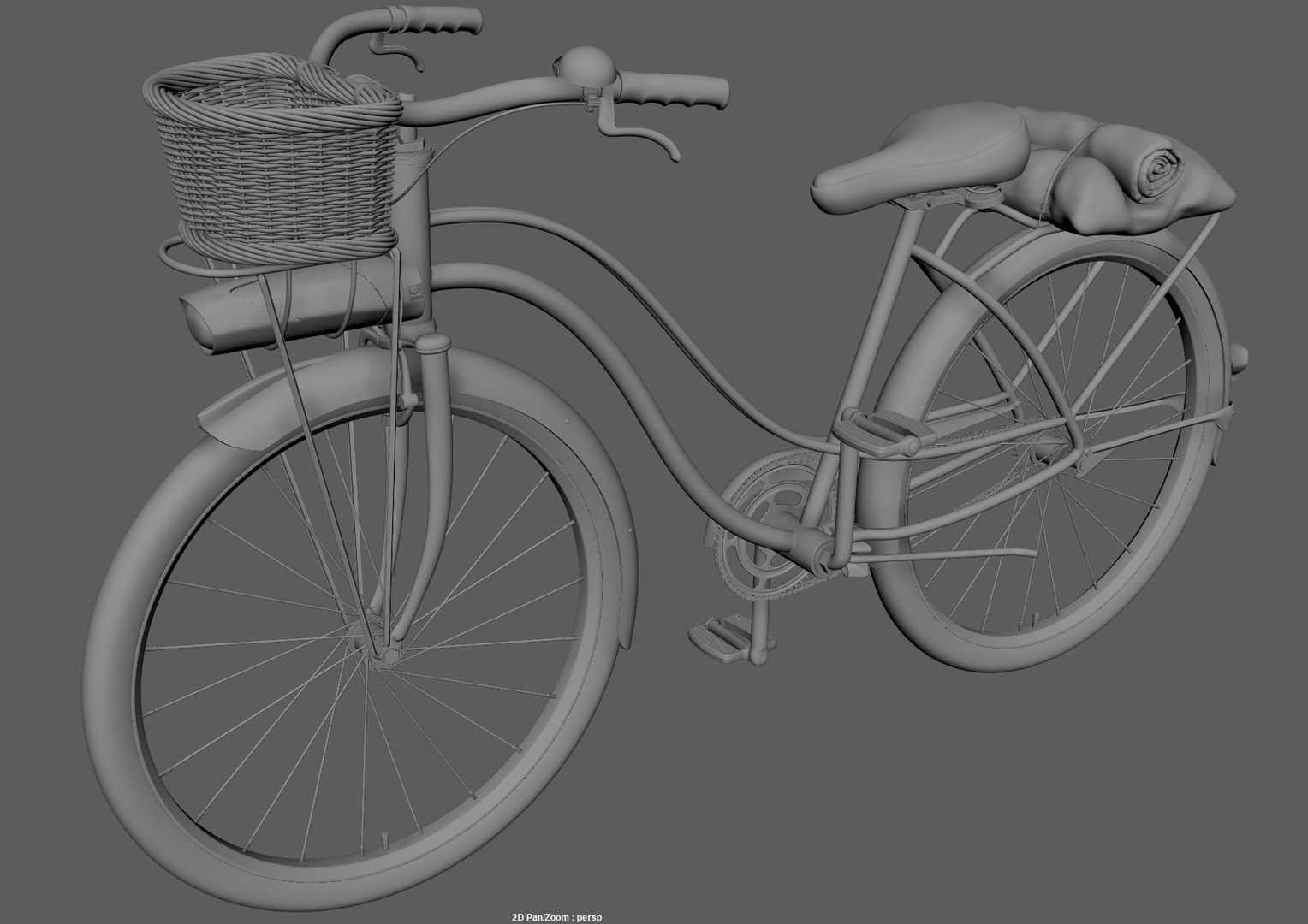 3D Vintage Old Bicycle - Realistic Model - TurboSquid 2189589