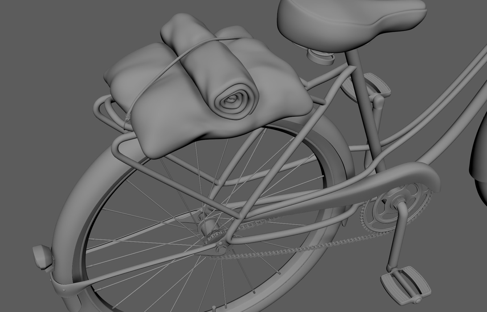 3D Vintage Old Bicycle - Realistic Model - TurboSquid 2189589