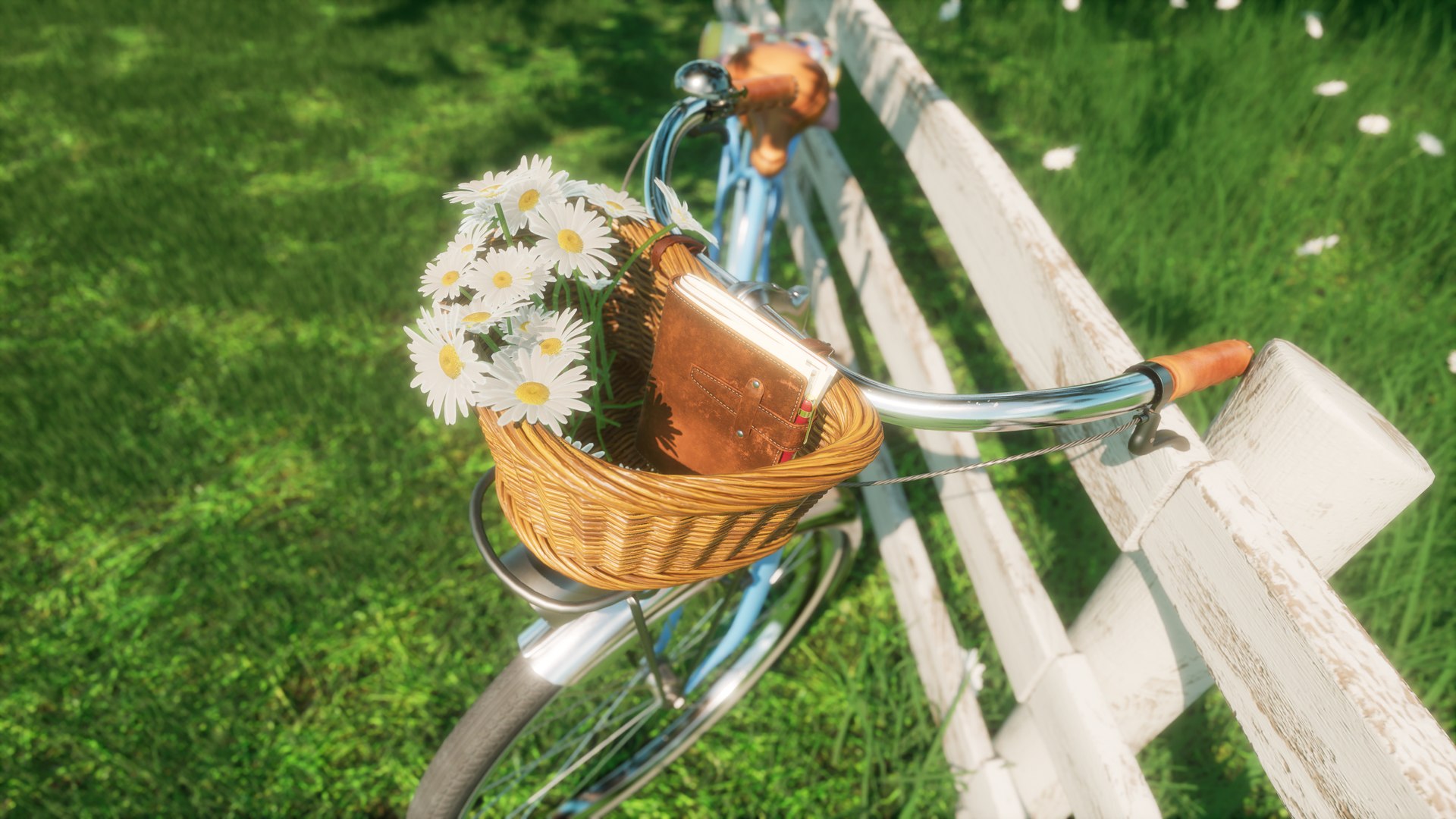 3D Vintage Old Bicycle - Realistic Model - TurboSquid 2189589