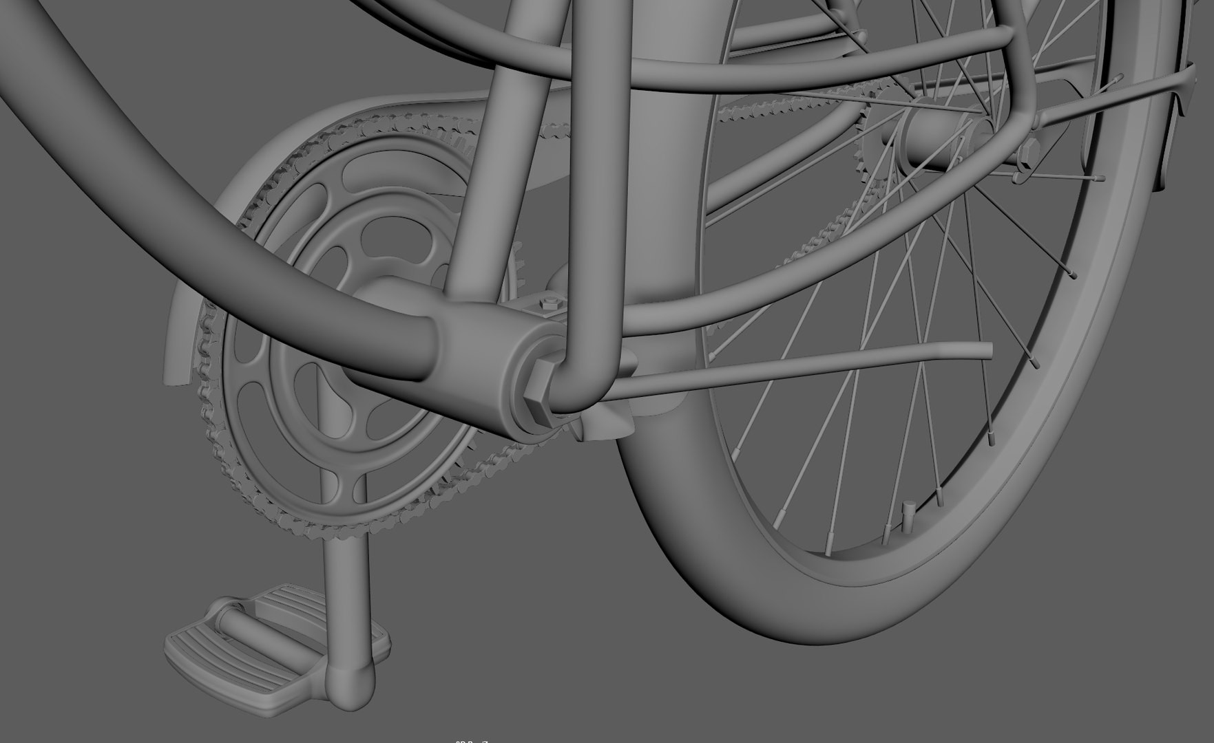 3D Vintage Old Bicycle - Realistic Model - TurboSquid 2189589