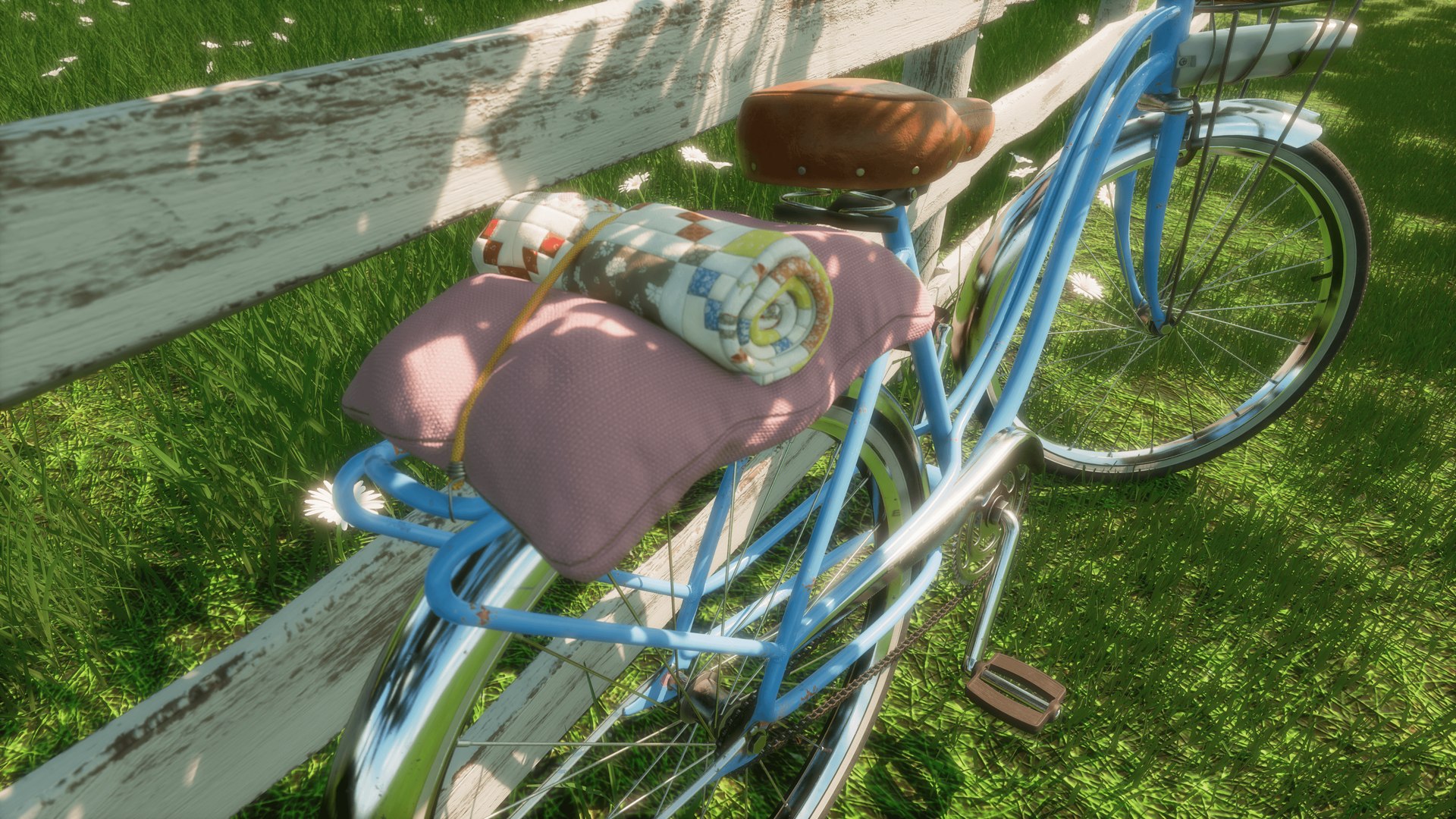 3D Vintage Old Bicycle - Realistic Model - TurboSquid 2189589