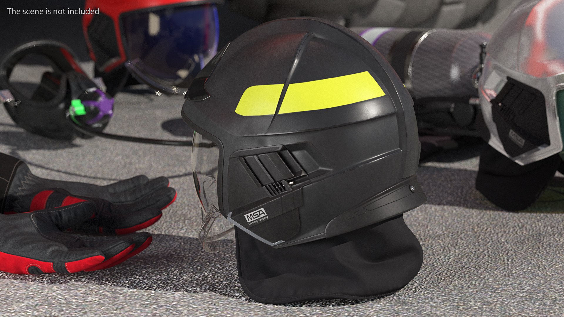 3D Cairns Xf1 Helmet Black - TurboSquid 1685070