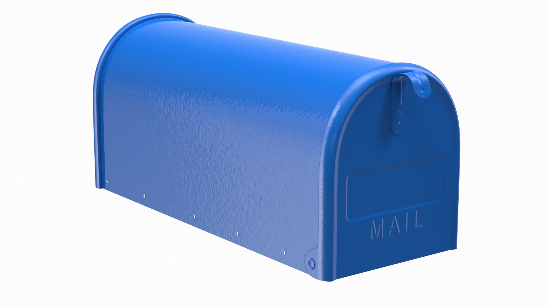 3D Blue Painted Mailbox Mail - TurboSquid 1511384