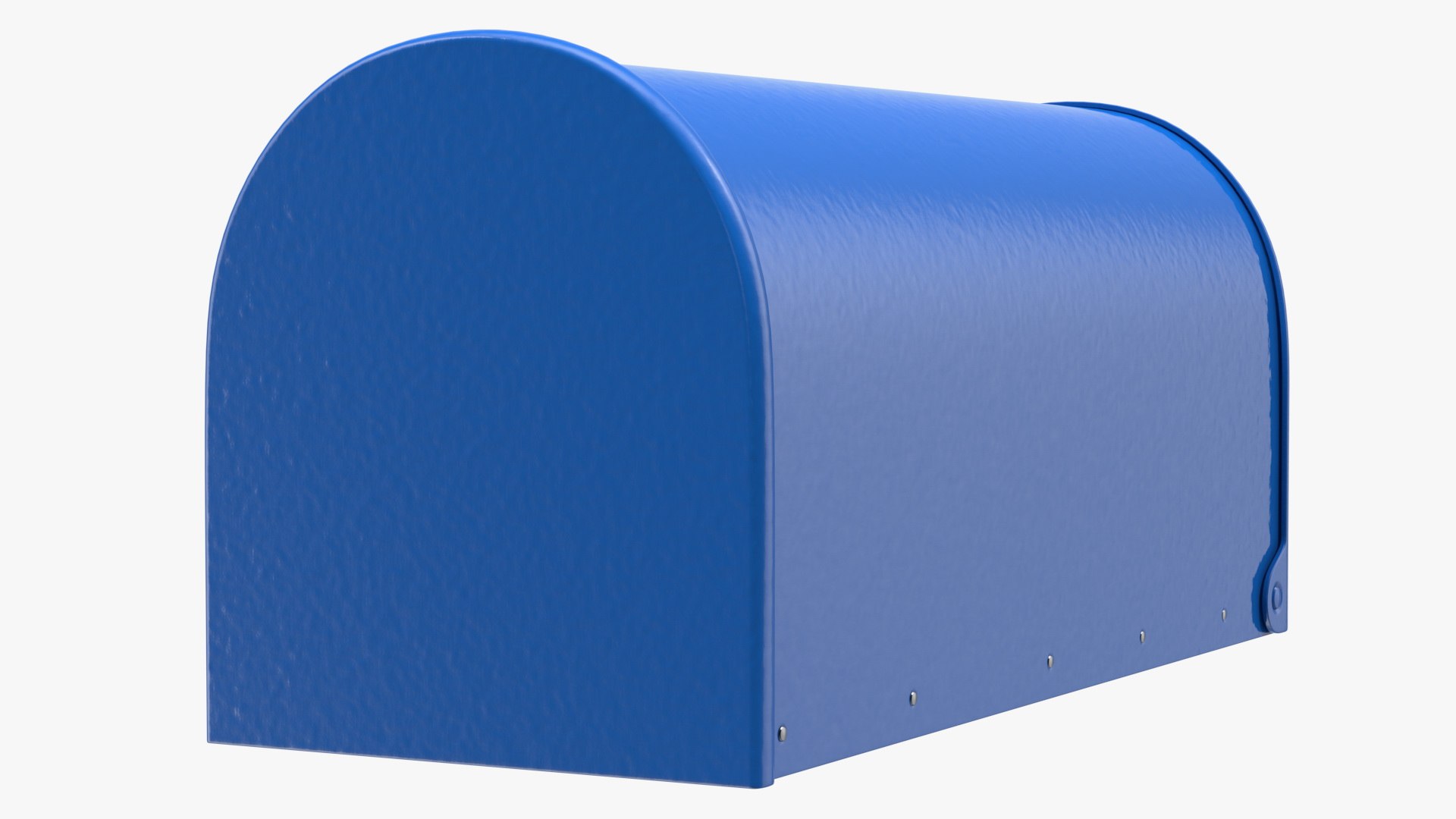 3D Blue Painted Mailbox Mail - TurboSquid 1511384