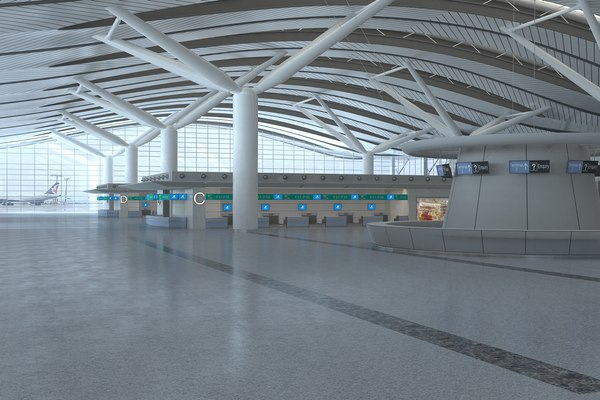 Airport Terminal 3D Models for Download | TurboSquid
