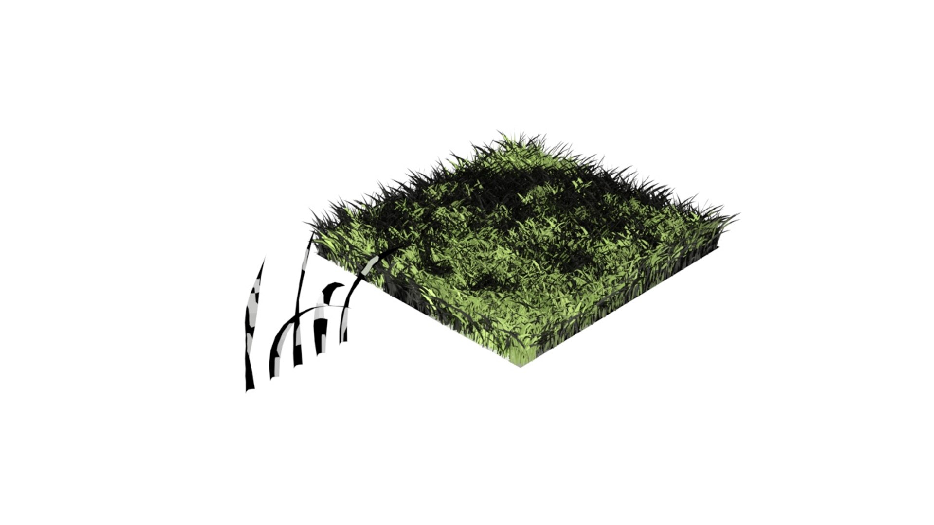 3D modeled grass field - TurboSquid 1665533