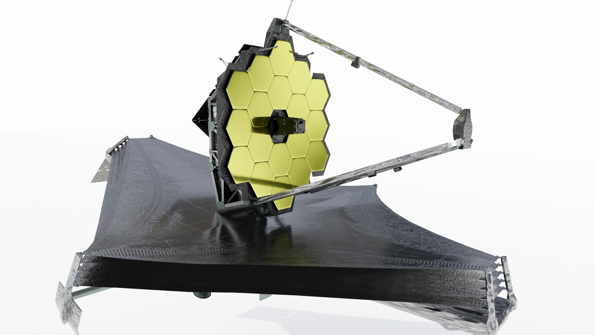 James Webb Space Telescope 3D Model - TurboSquid 1894989