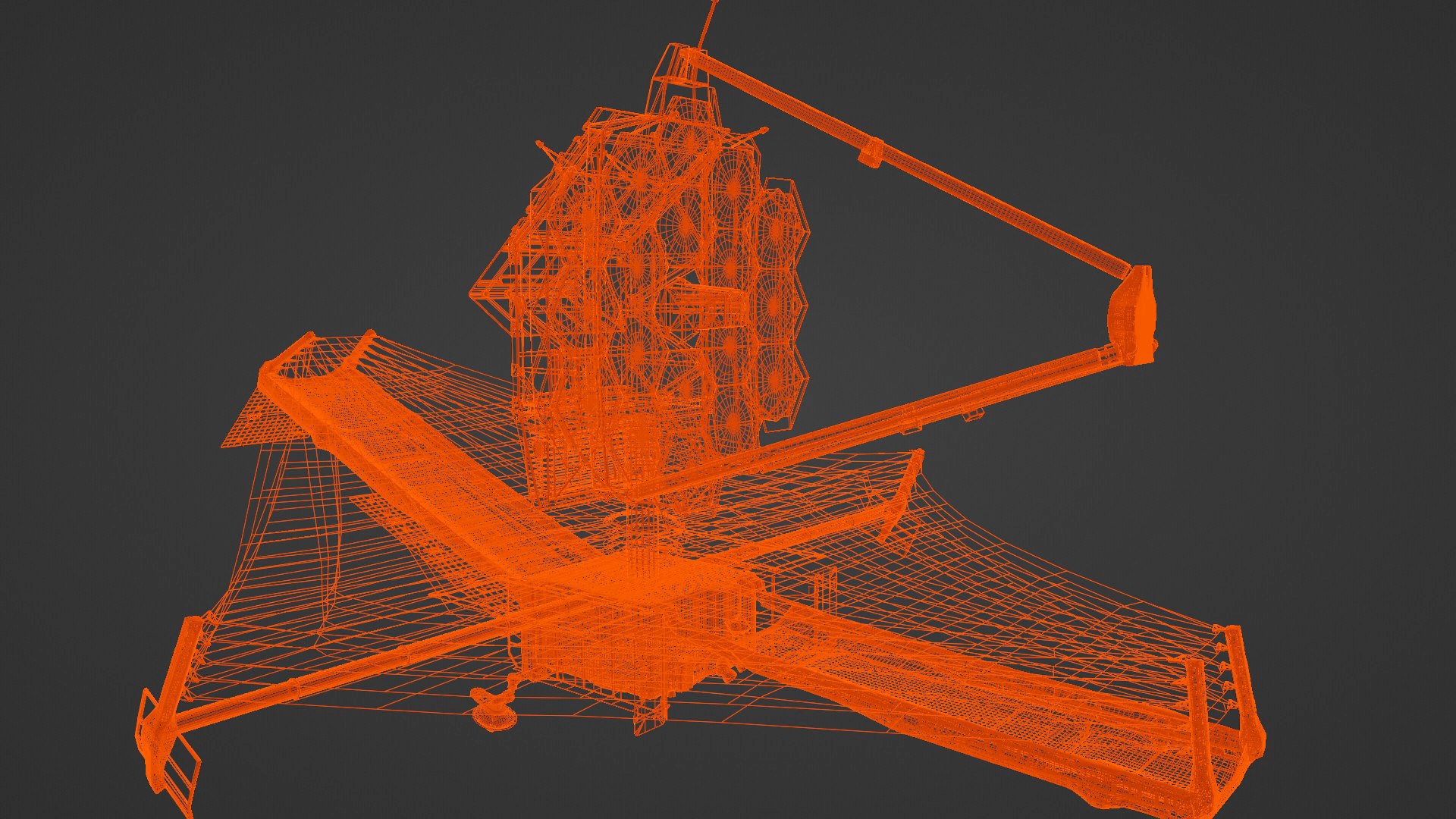 James Webb Space Telescope 3D model - TurboSquid 1894989