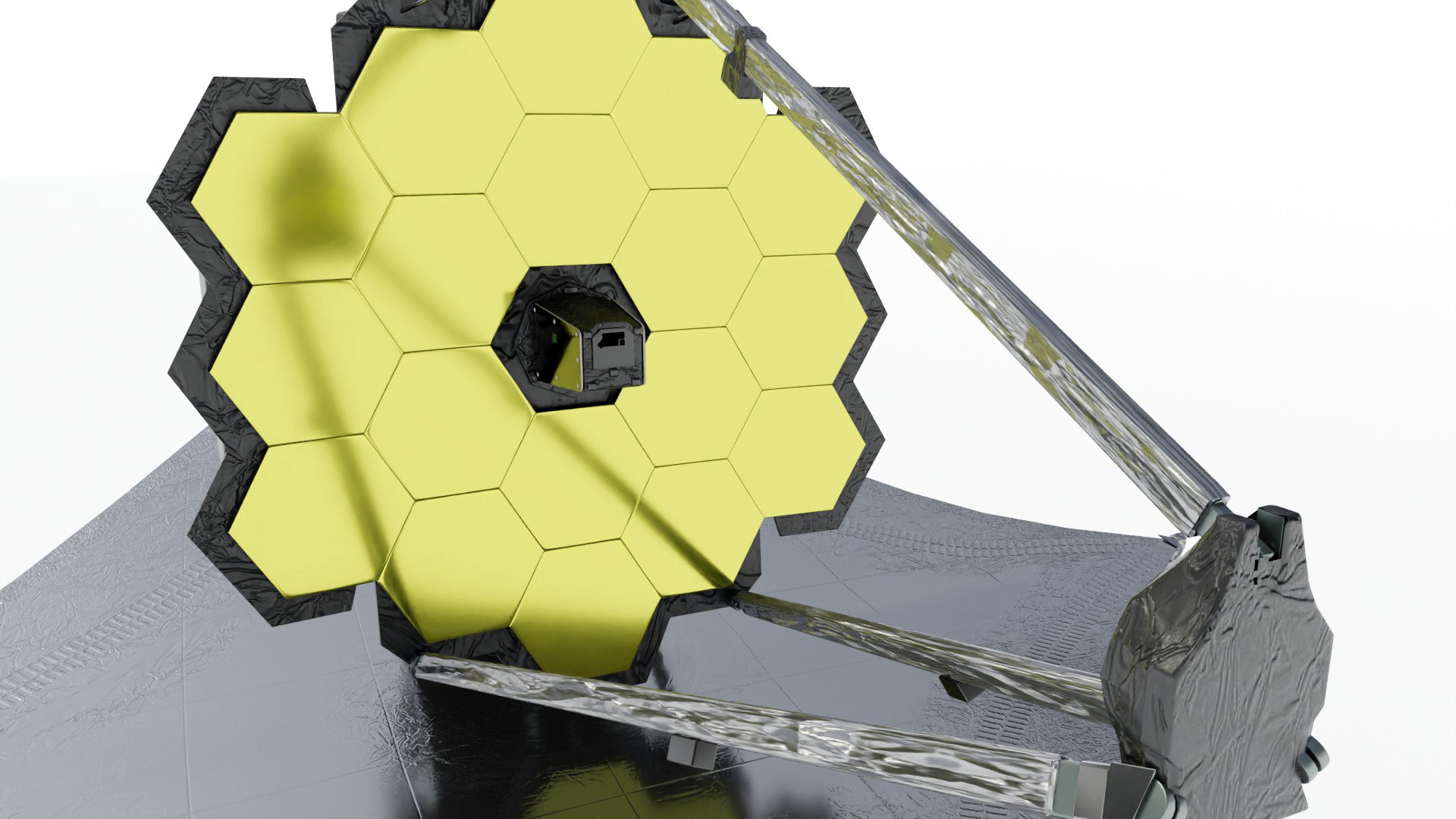 James Webb Space Telescope 3D Model - TurboSquid 1894989