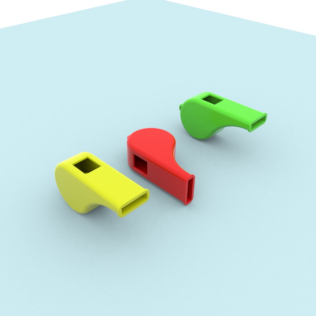 Whistle 3d Simple 3D - TurboSquid 2014227