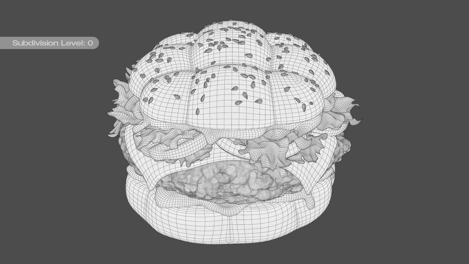 Realistic Chicken Burger Nuggets 3D Model - TurboSquid 2368688